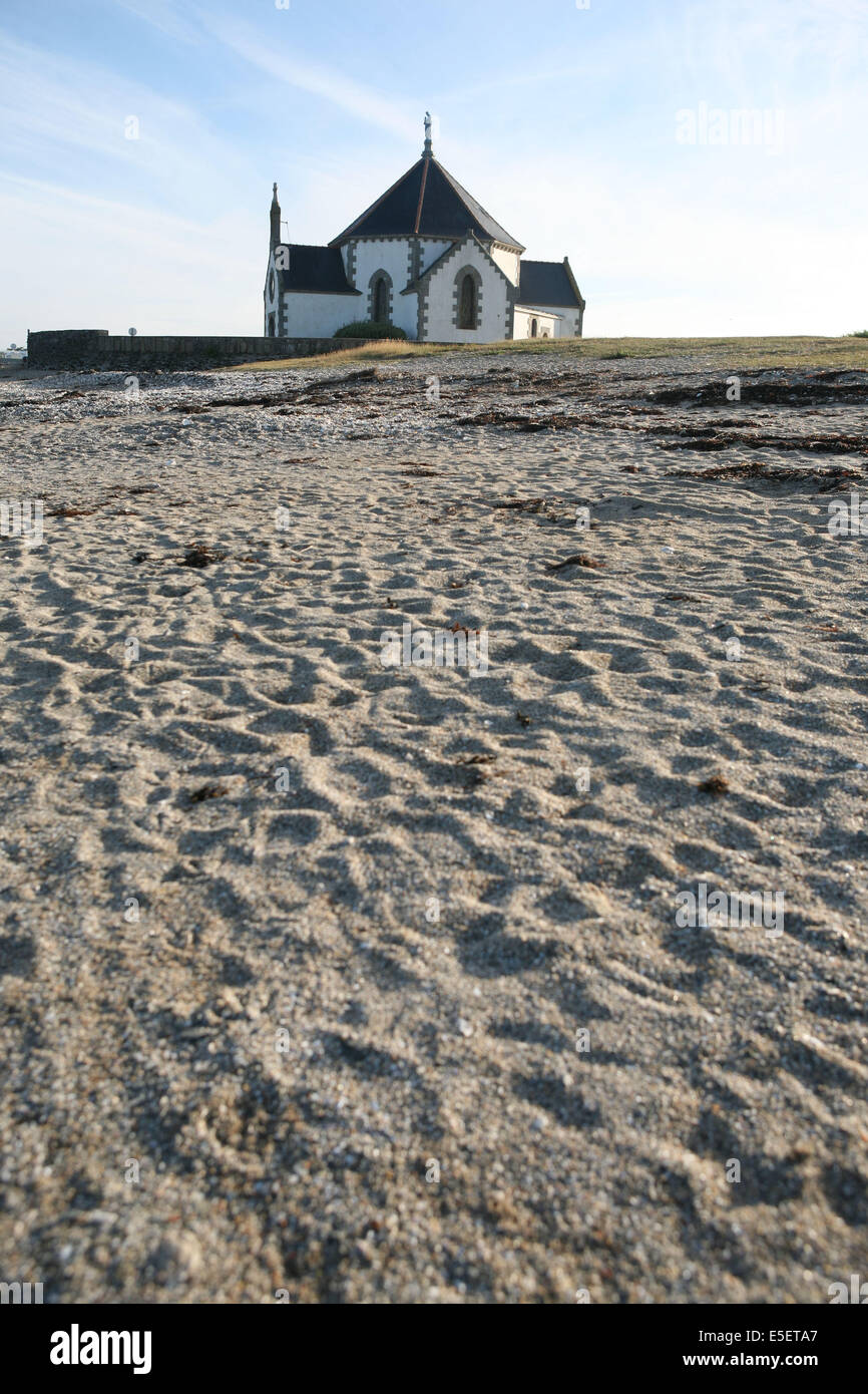 France, Bretagne, Morbihan, golfe du Morbihan, presqu'ile de rhuys, sarzeau, penvins, plage ...