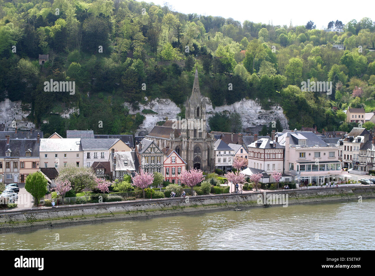 France, Haute Normandie, seine maritime, vallee de la seine, la bouille ...