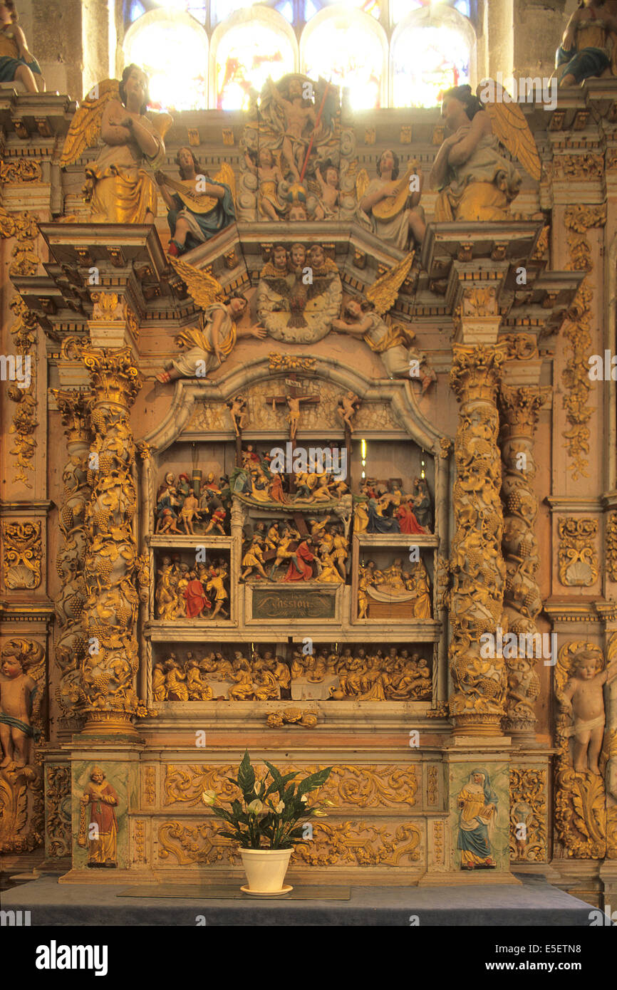 France, Bretagne, finistere nord, circuit des enclos paroissiaux ...