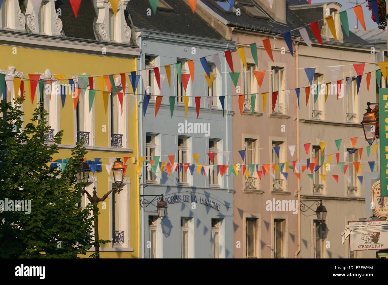 Rue gambetta pavoisee pendant la tall ships race hi-res stock ...