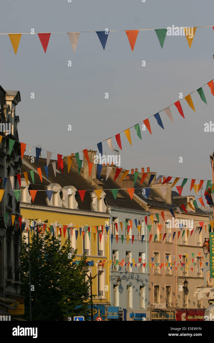 Rue gambetta pavoisee pendant la tall ships race hi-res stock ...
