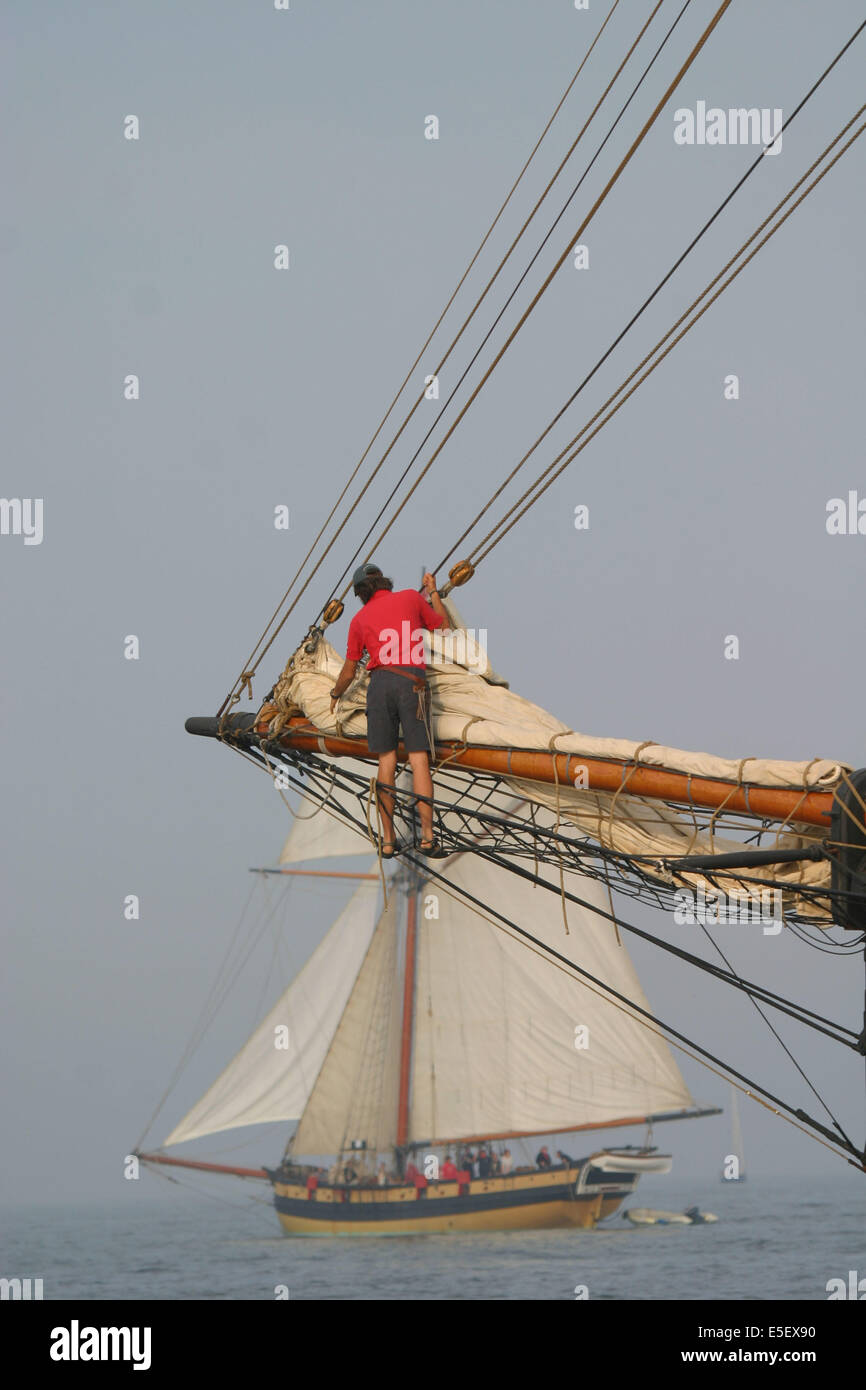 France, Basse Normandie, manche, cotentin, cherbourg, rade, tall ships ...