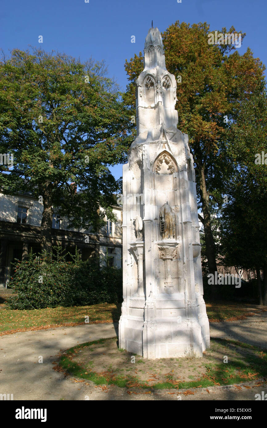 France, Haute Normandie, seine maritime, rouen, square andre Maurois ...