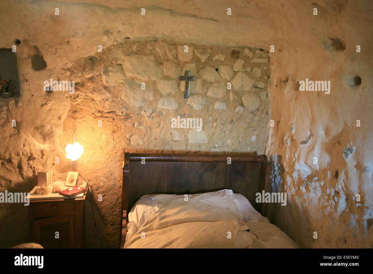 France, centre, loir et cher, troo, cite troglodyte, cave ...