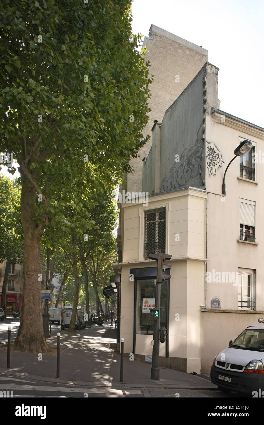 France, Ile de France, paris 19e arrondissement, avenue simon bolivar ...