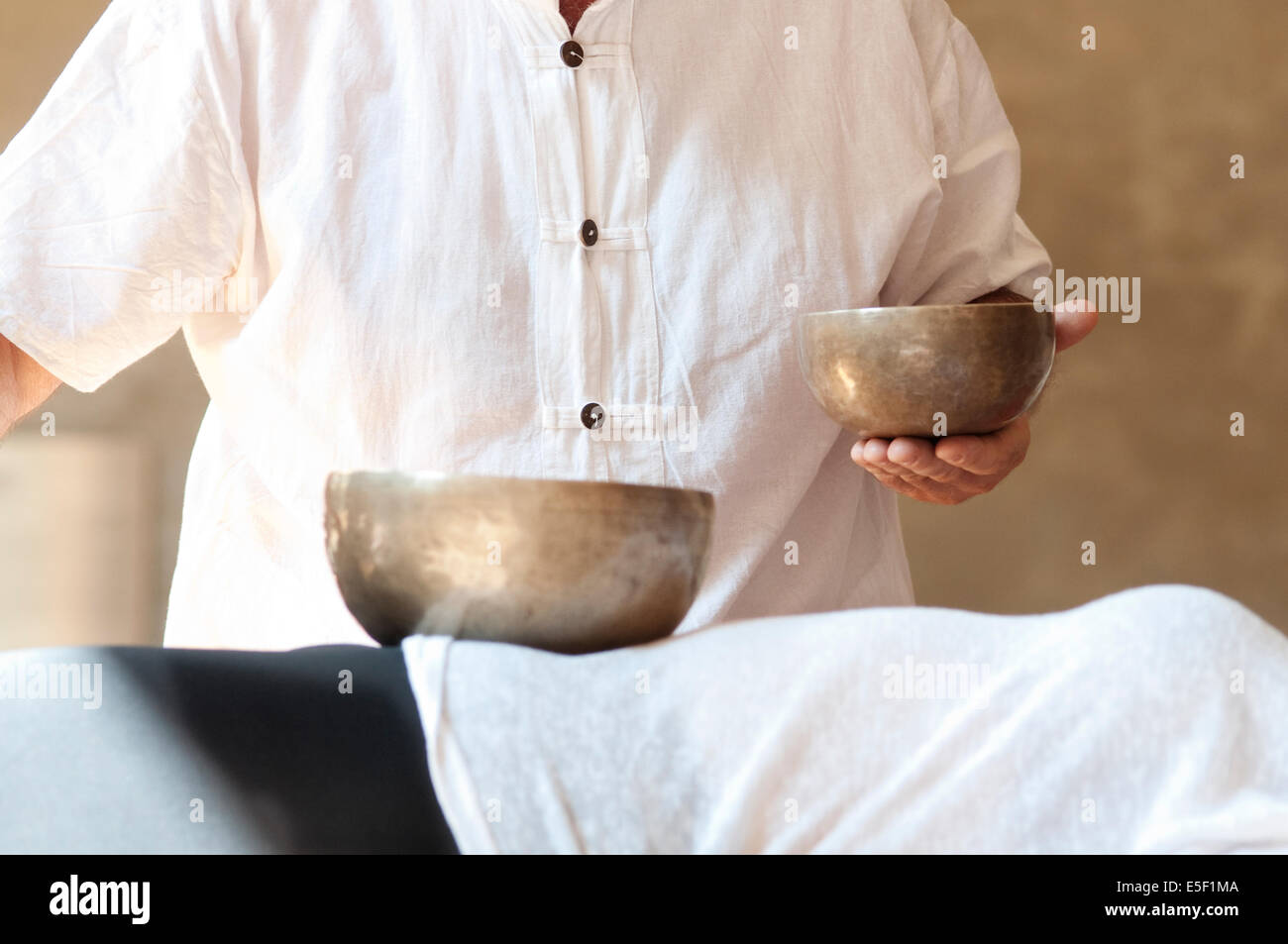 Tibetan singing bell hi-res stock photography and images - Alamy