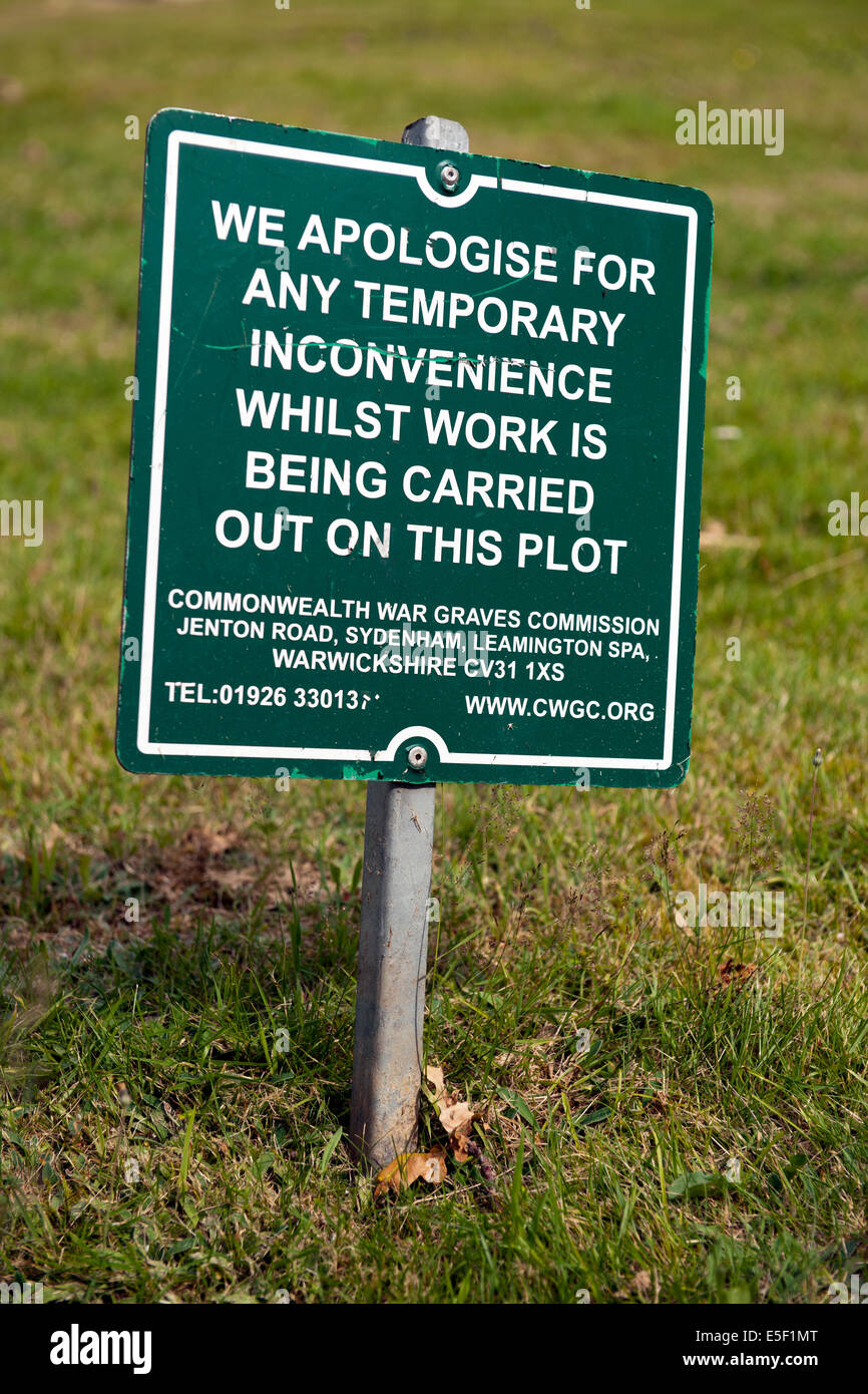Cemetery uk sign hi-res stock photography and images - Alamy