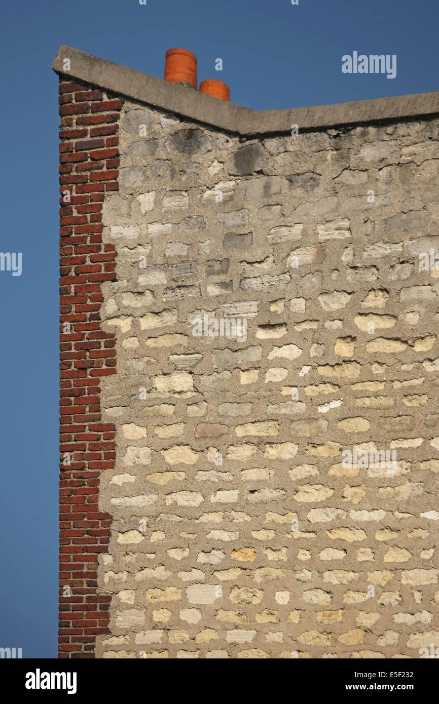 France, paris 14e arrondissement, pignon Stock Photo - Alamy
