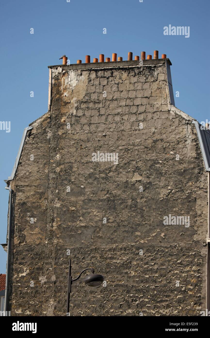 France, paris 14e arrondissement, pignon Stock Photo - Alamy