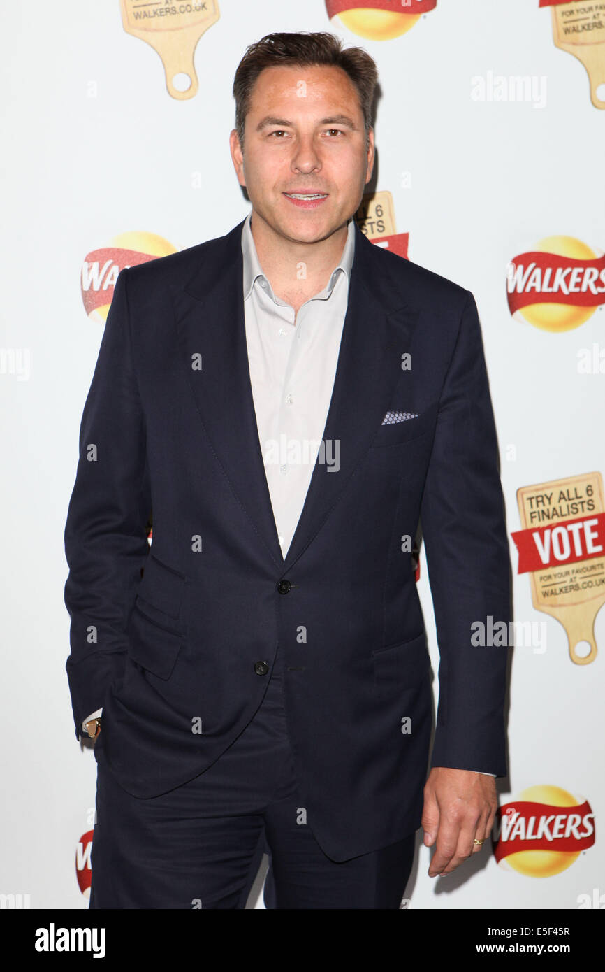 David Walliams arriving for the Walkers Does Us A Flavour Party, London ...
