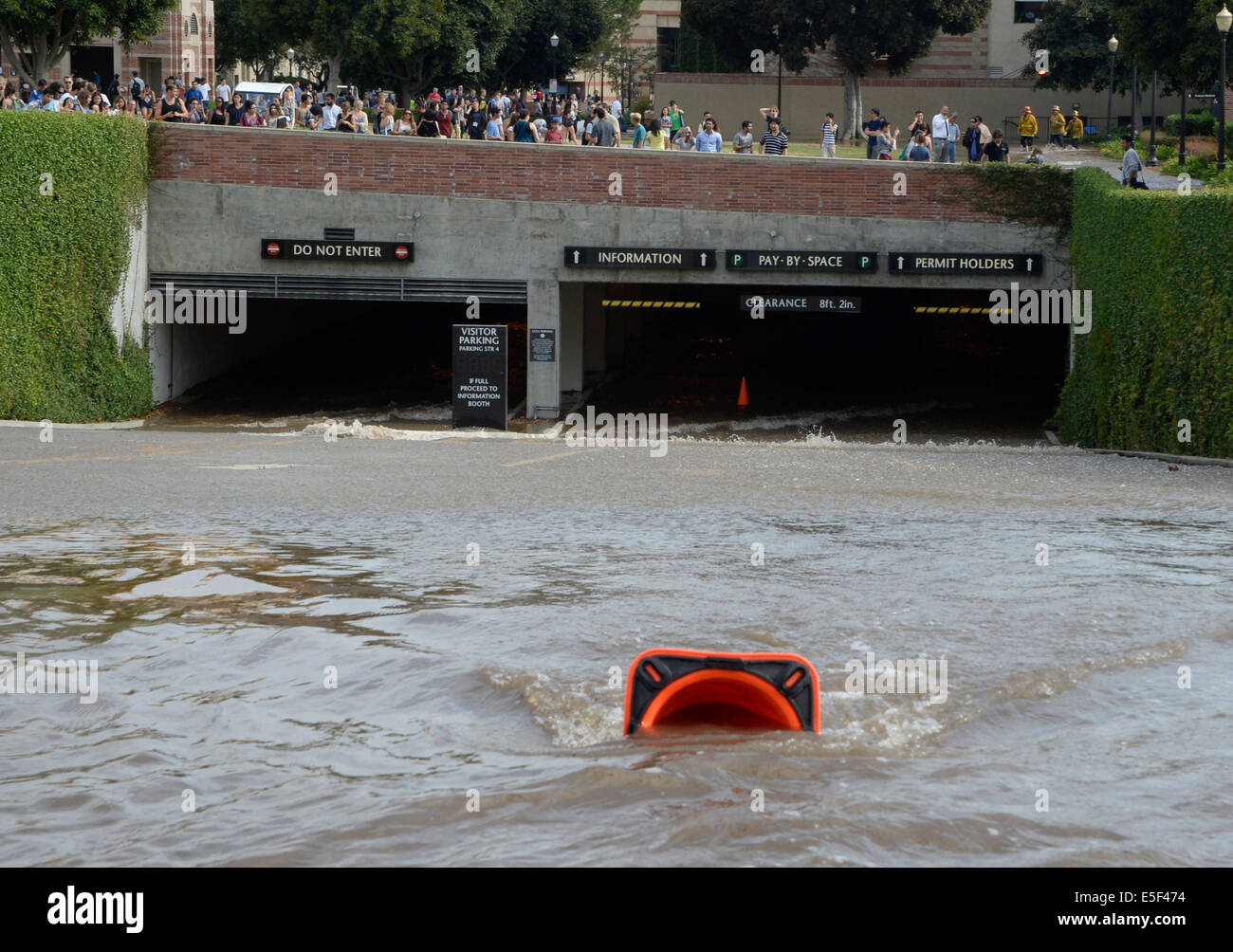 July 29,2014. Westwood, California, U.S. - A 30-inch water main that ...