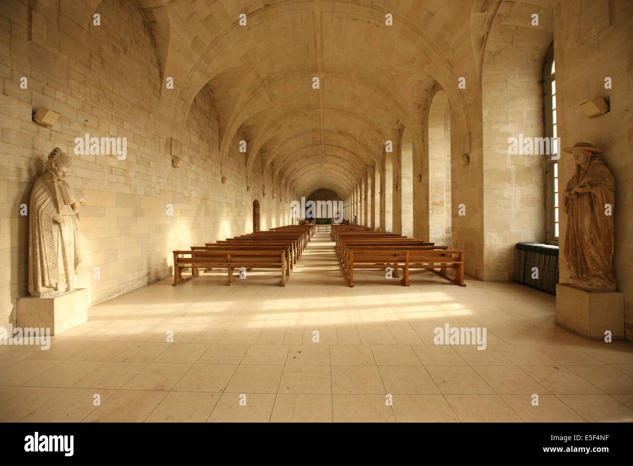 France Haute Normandie Eure Le Bec Hellouin Abbaye Du Bec Eglise
