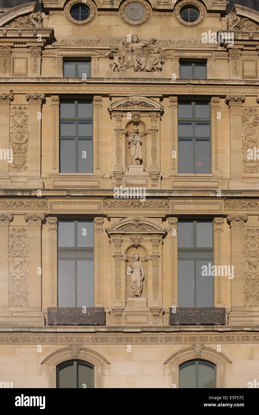 France, ile de france, paris 1er arrondissement, louvre, rue de rivoli ...