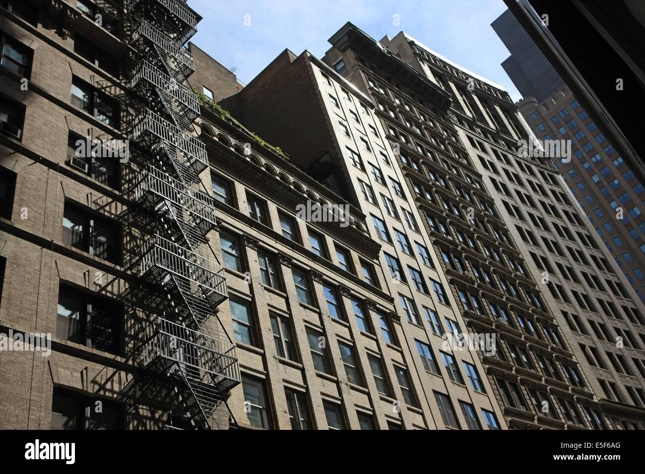 usa, etat de New York, New York City, Manhattan, financial district ...