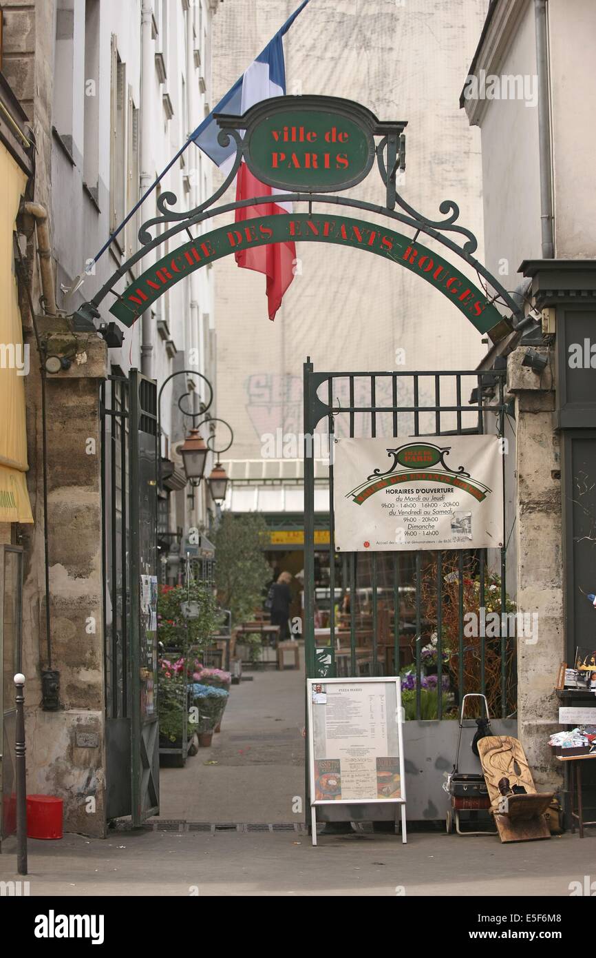 Marché des enfants rouges paris hi-res stock photography and images - Alamy