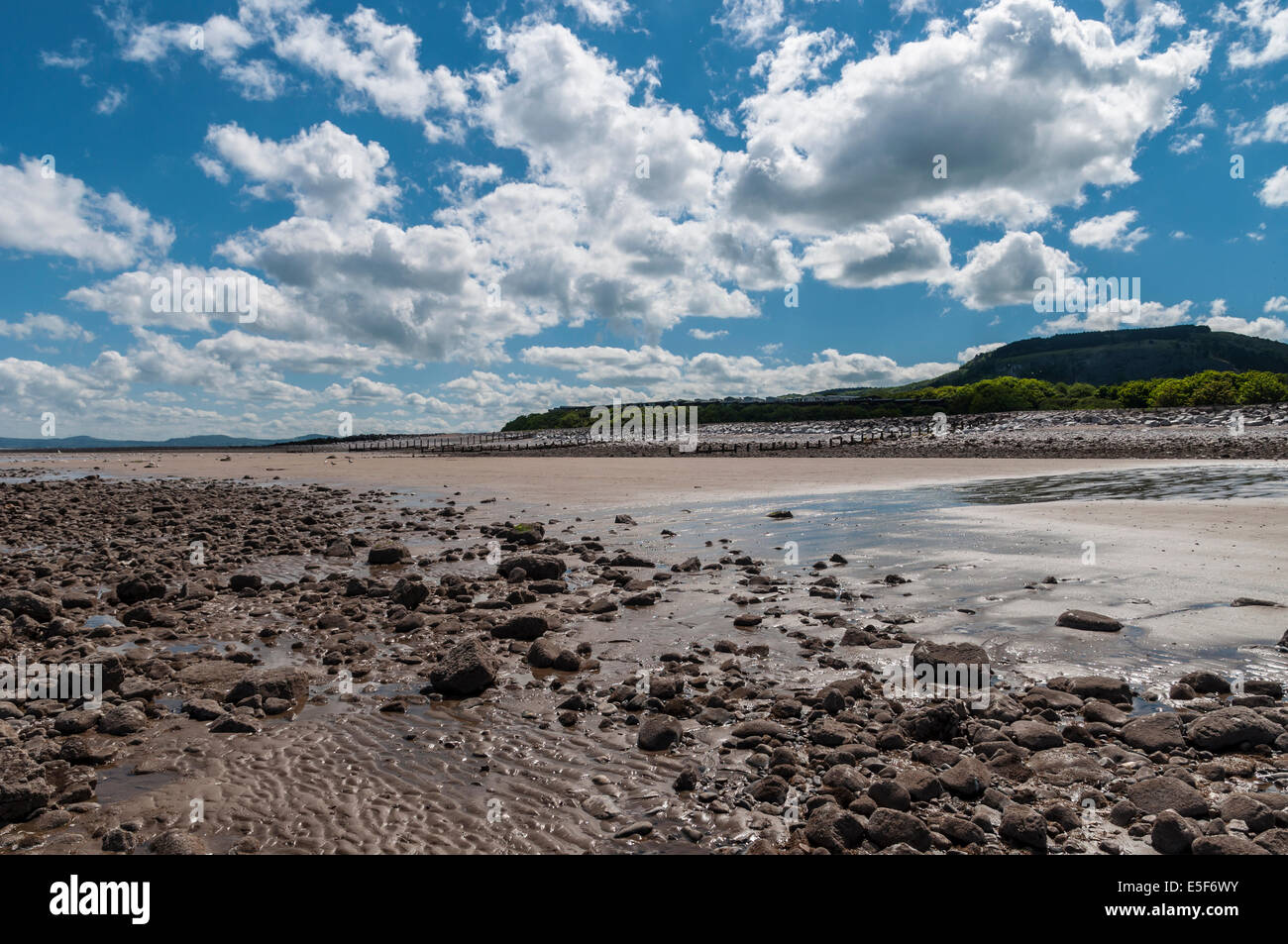 Llanddulas beach North Wales Stock Photo - Alamy
