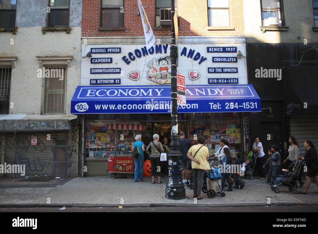 usa, state of New York, NYC, Manhattan, Lower East Side, rivington ...