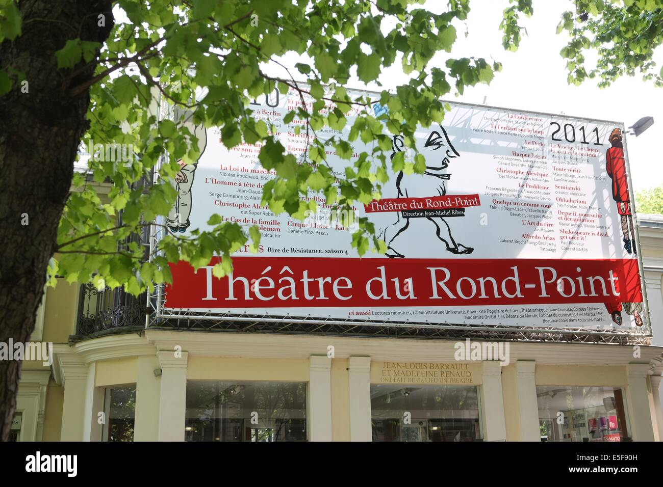 Theatre de rond point paris hi-res stock photography and images - Alamy