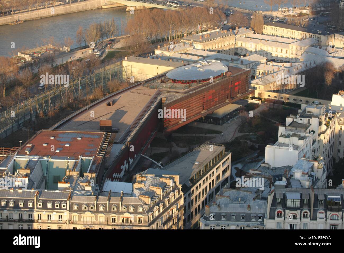 France, ile de france, paris 7e arrondissement, tour eiffel, vue depuis ...
