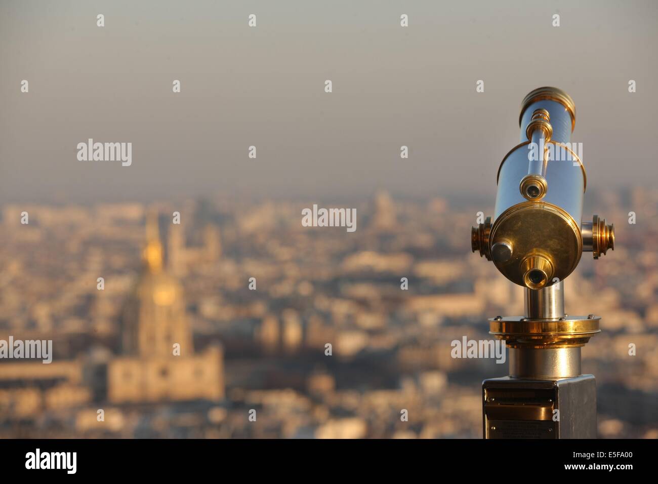 France, ile de france, paris 7e arrondissement, tour eiffel, vue depuis ...