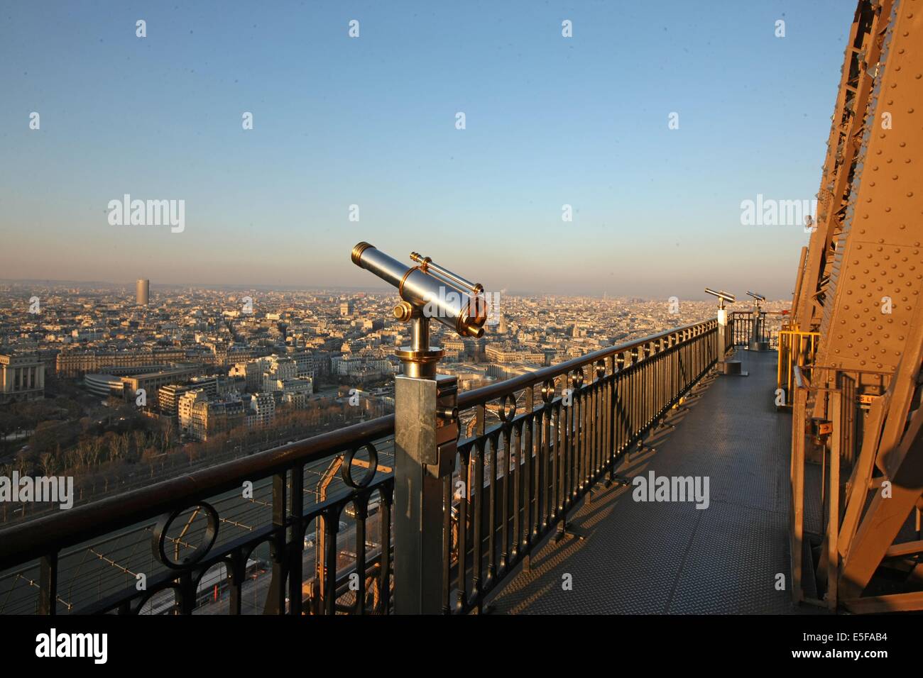 France, ile de france, paris 7e arrondissement, tour eiffel, vue depuis ...