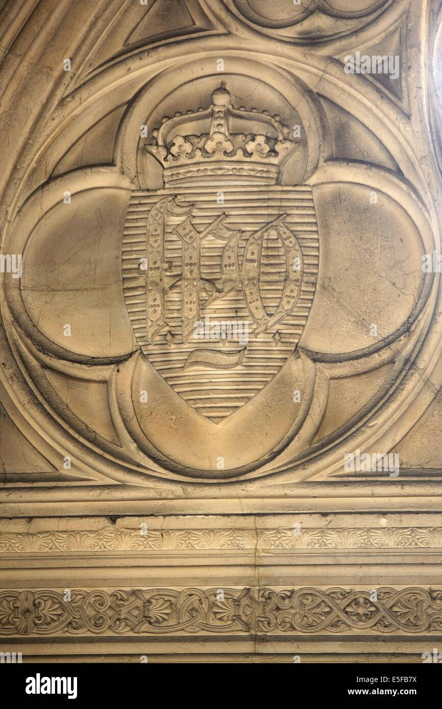 Monogramme dans quadrilobe hi-res stock photography and images - Alamy