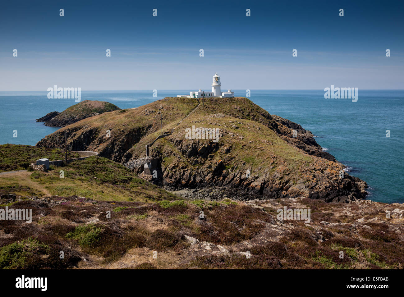 Strumble head lighthouse hi-res stock photography and images - Alamy
