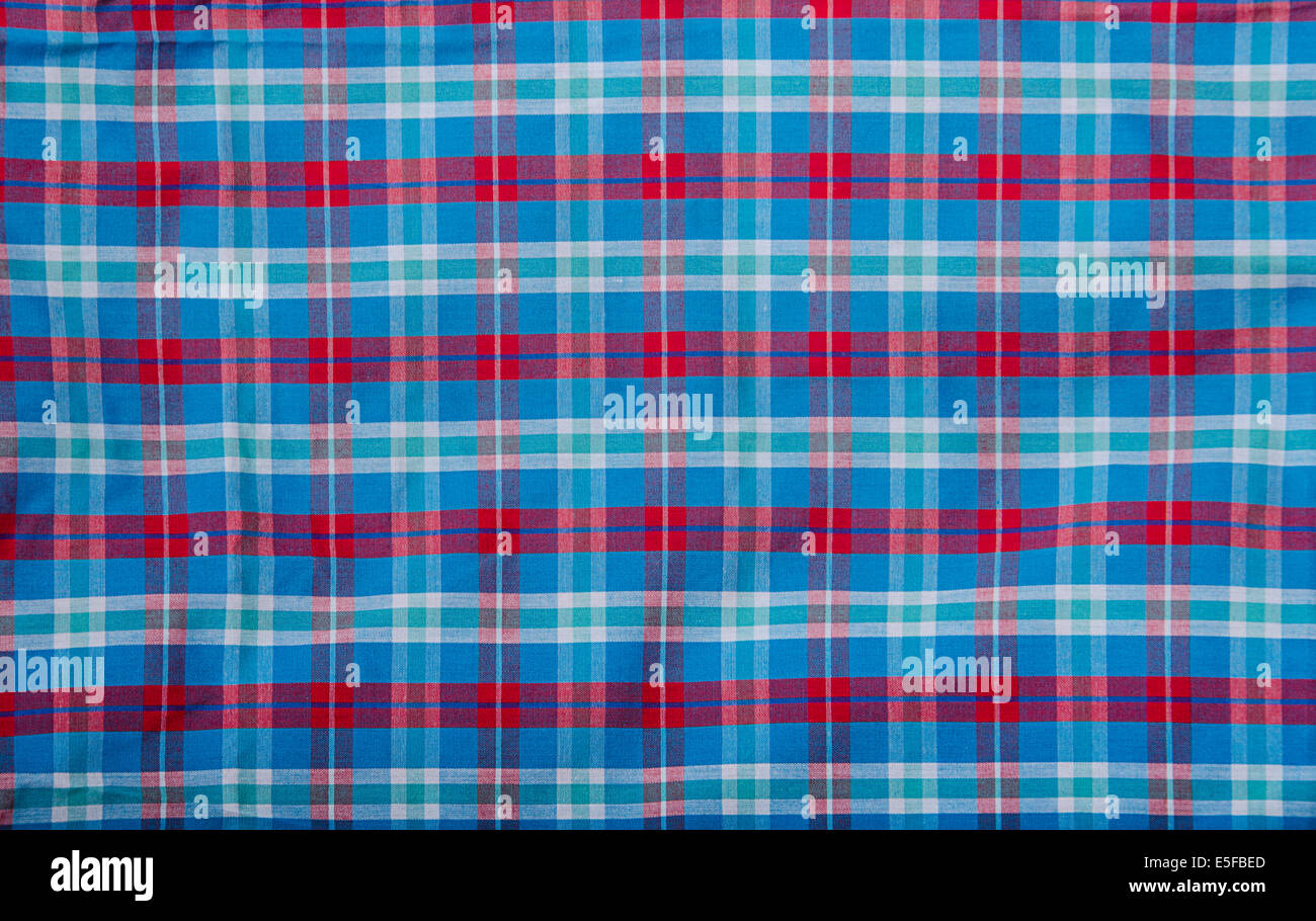 Checkered shirt textured Stock Photo - Alamy