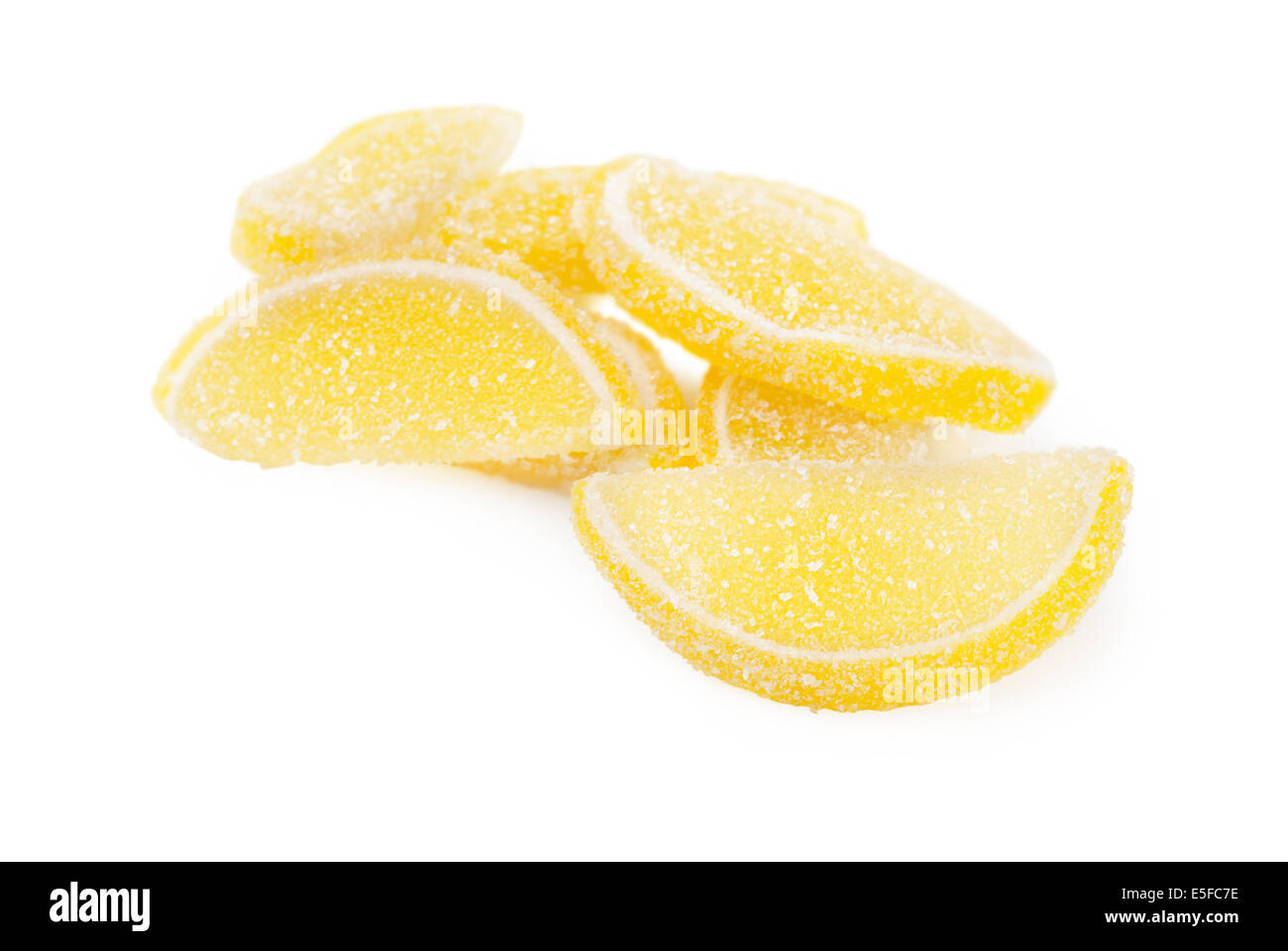 Lemon drop candy hi-res stock photography and images - Alamy