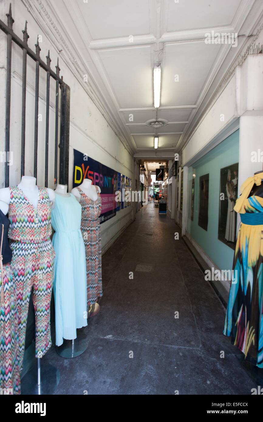 Passage du Ponceau, Paris Stock Photo - Alamy