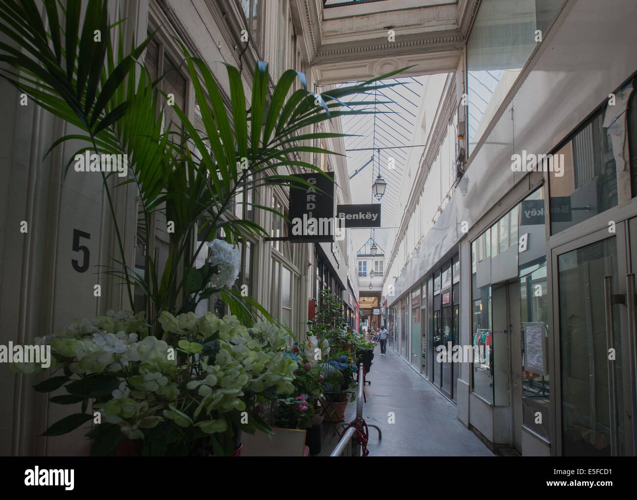 Passage du Ponceau, Paris Stock Photo - Alamy