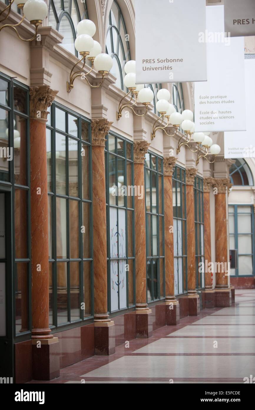 Galerie Colbert, Paris Stock Photo - Alamy