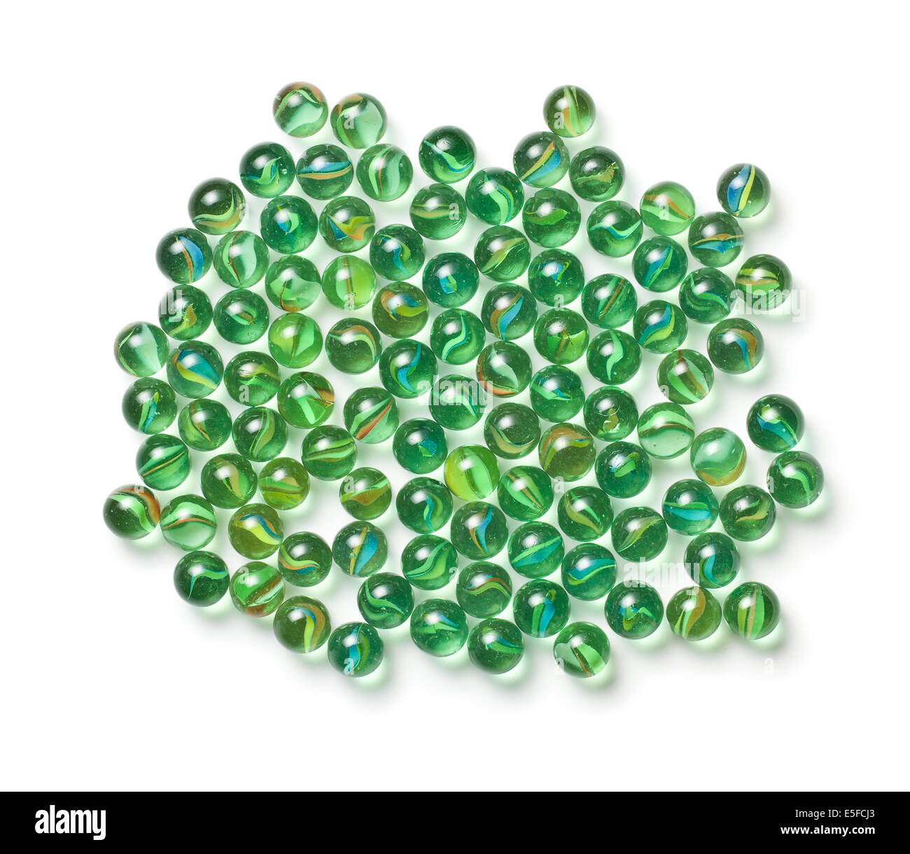 Glass marble balls on white background Stock Photo - Alamy
