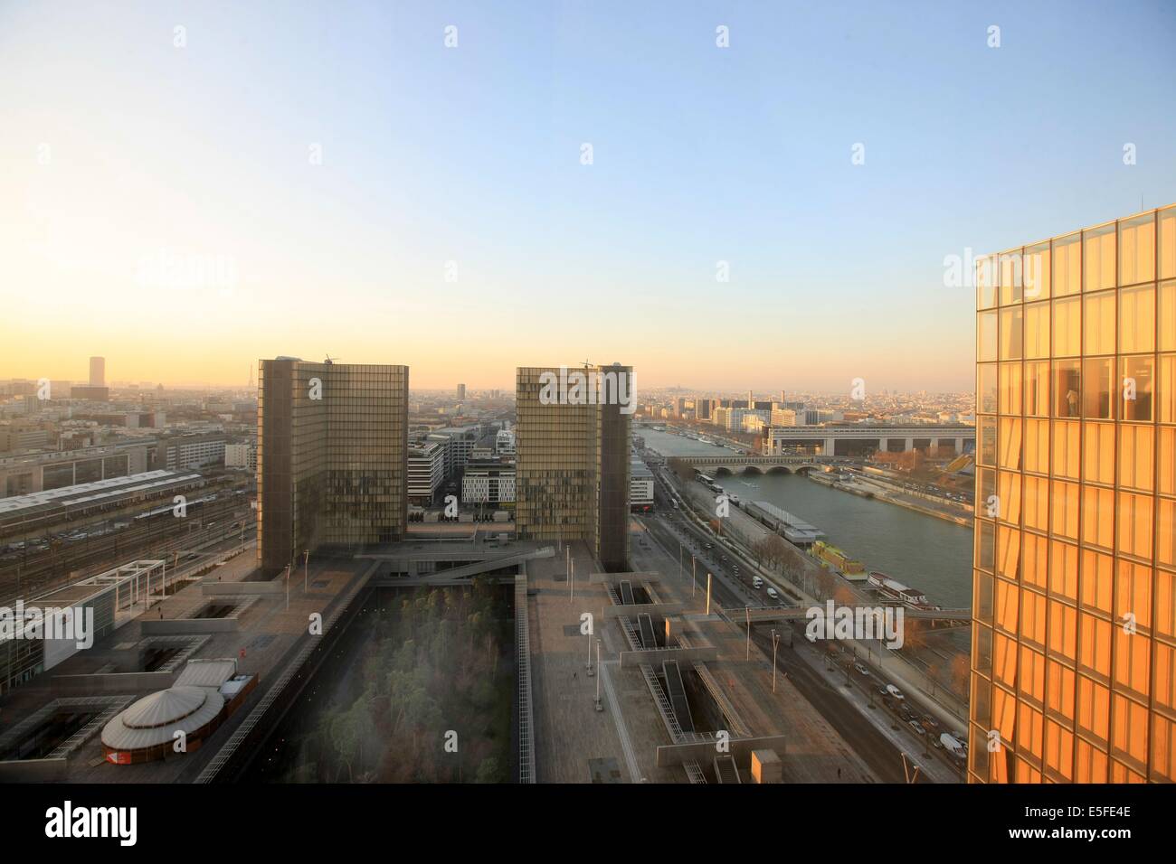 France, ile de france, paris 13 arrondissement, bibliotheque nationale ...