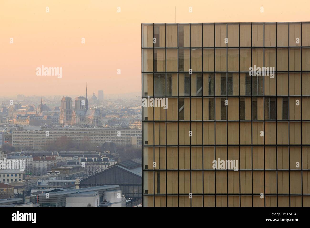 France, ile de france, paris 13 arrondissement, bibliotheque nationale ...