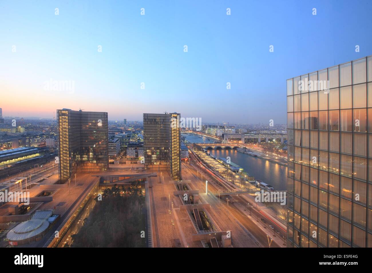 France, ile de france, paris 13 arrondissement, bibliotheque nationale ...