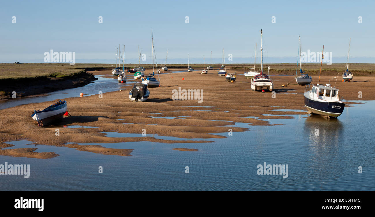 Port of Wells Inner Harbour in Norfolk, England, UK Stock Photo - Alamy