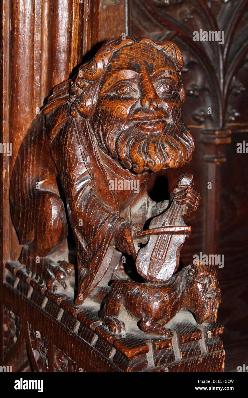 Medieval wood carving hi-res stock photography and images - Alamy