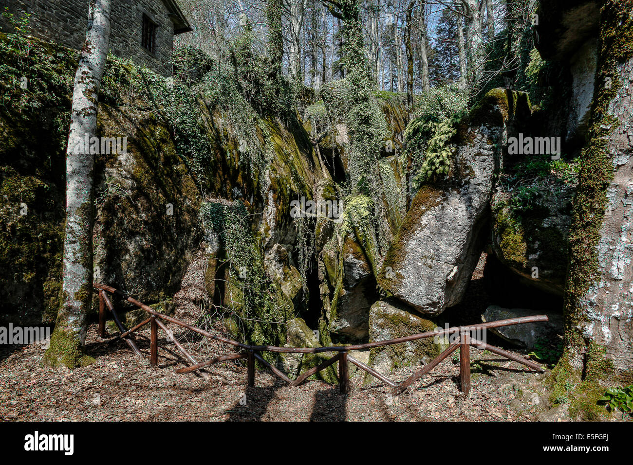 La verna cave hi-res stock photography and images - Alamy