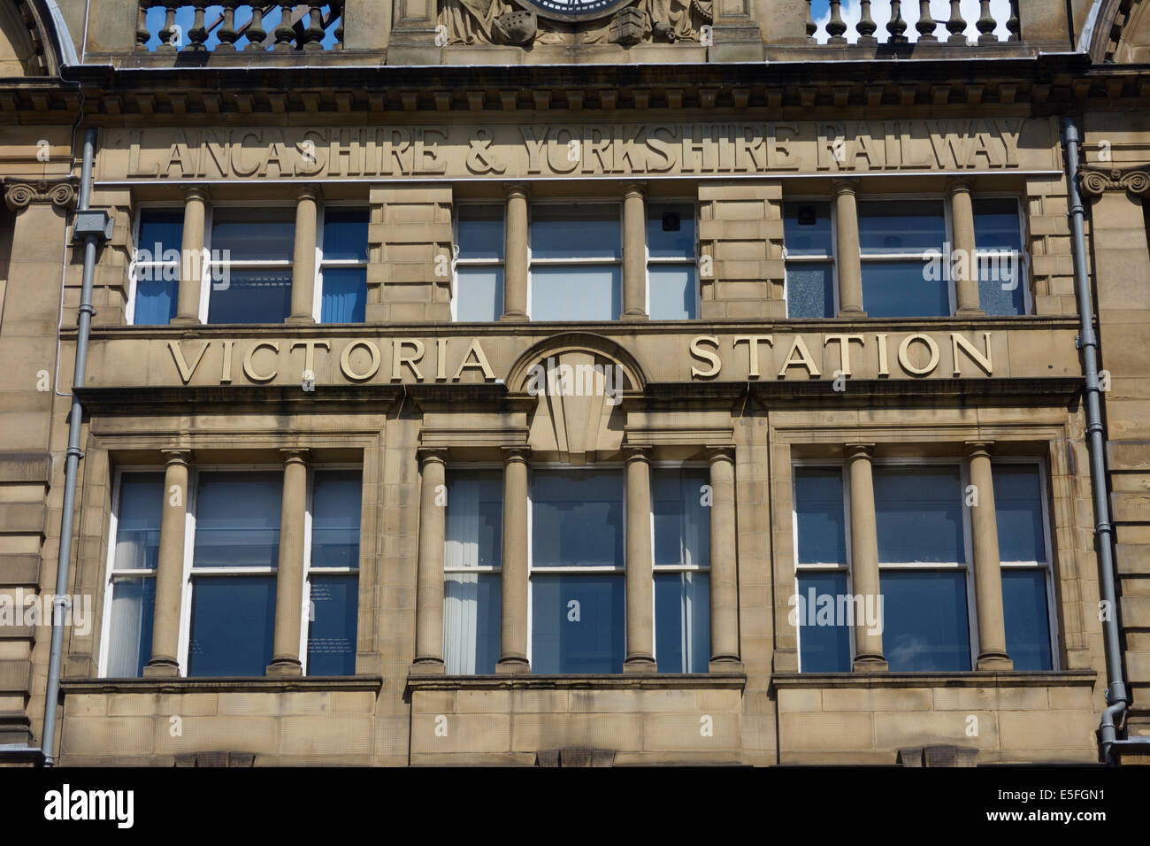 Victoria Railway Station Sign Manchester Stock Photos & Victoria ...