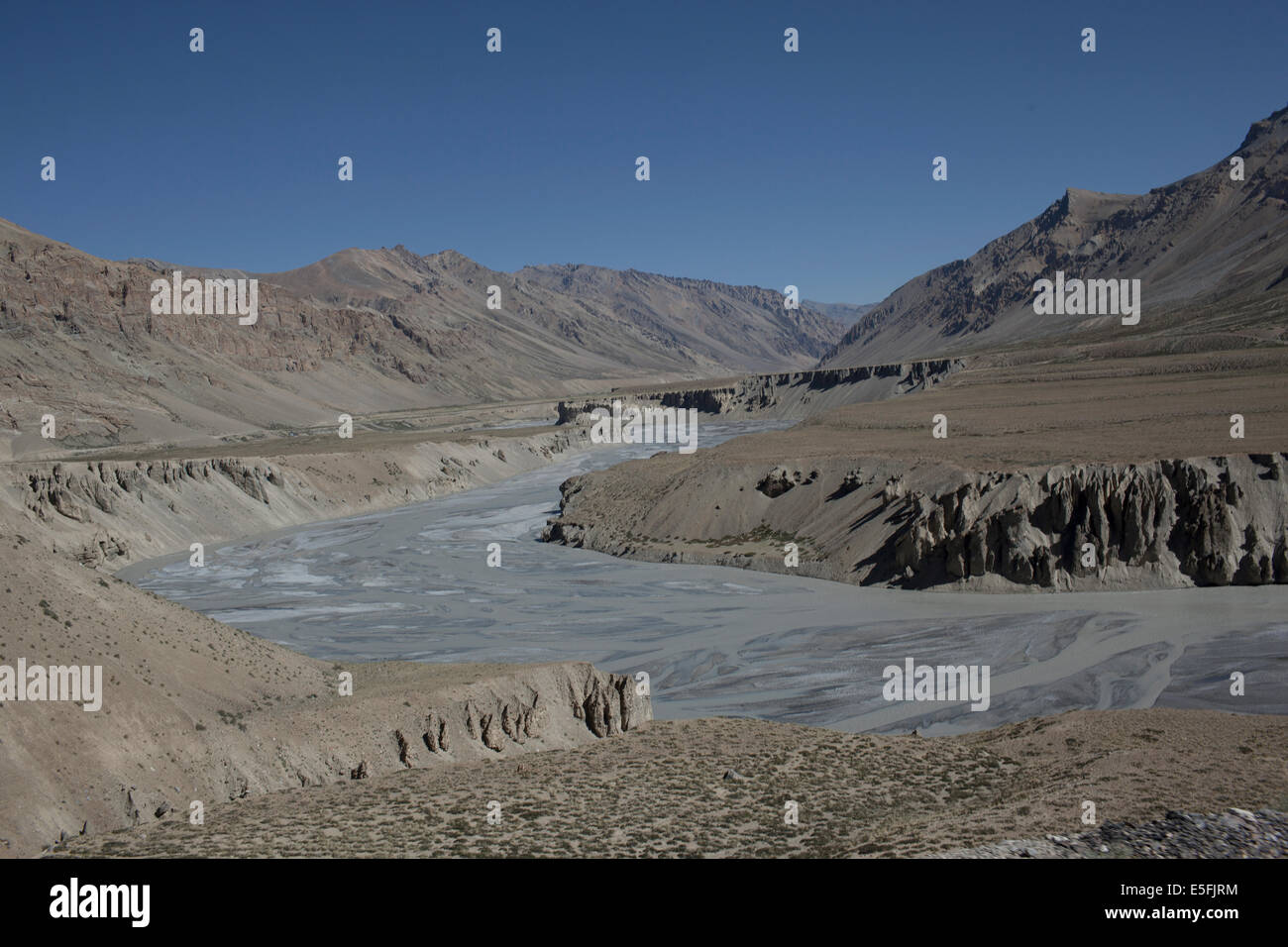 Landscape and mountains in Ladakh Stock Photo - Alamy