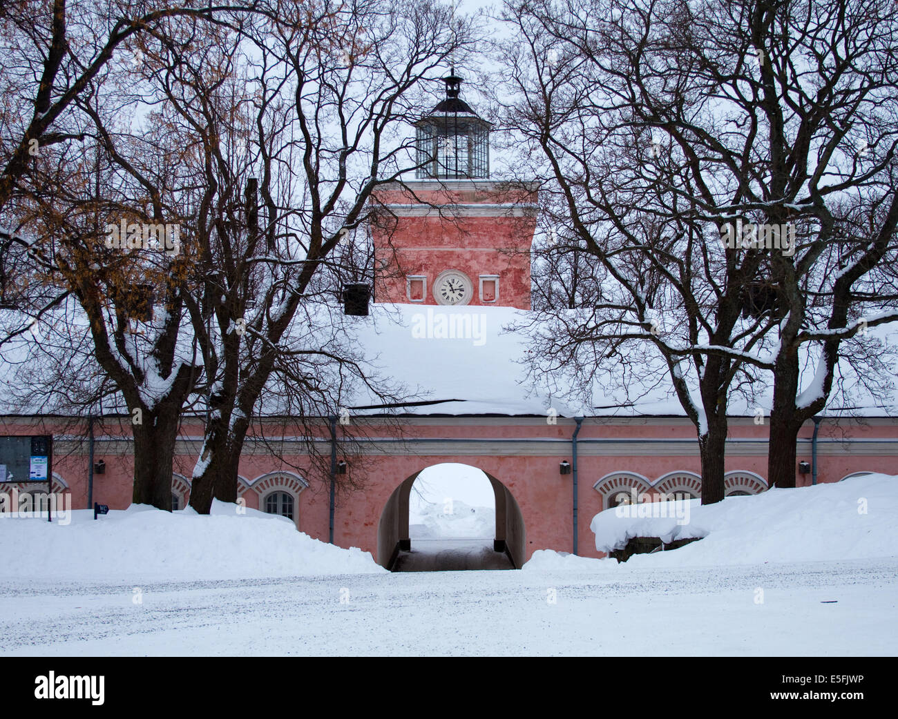 Suomenlinna Island on Winter Stock Photo - Alamy