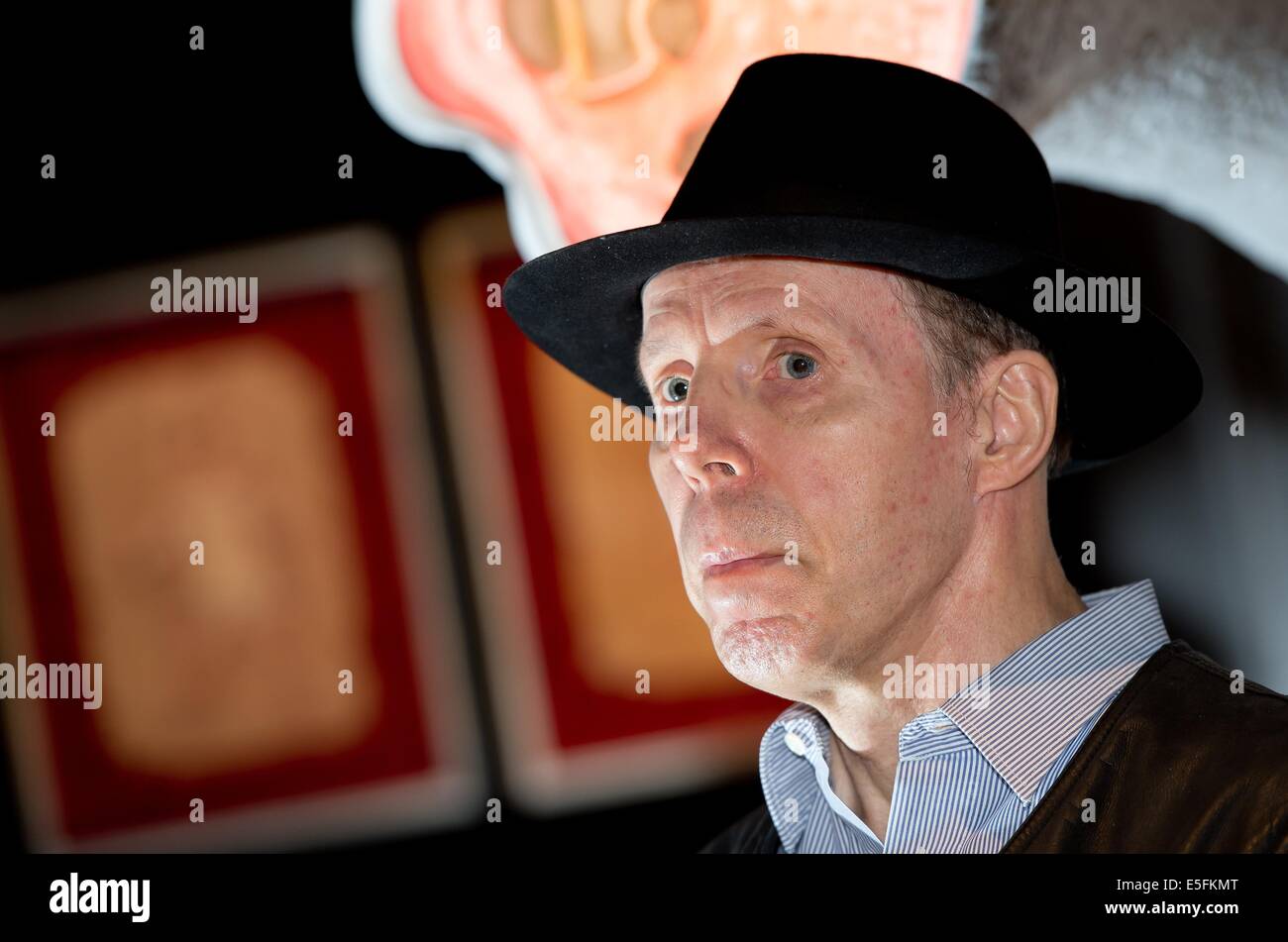 Munich, Germany. 20th July, 2014. The inventor or plastination, Gunther ...