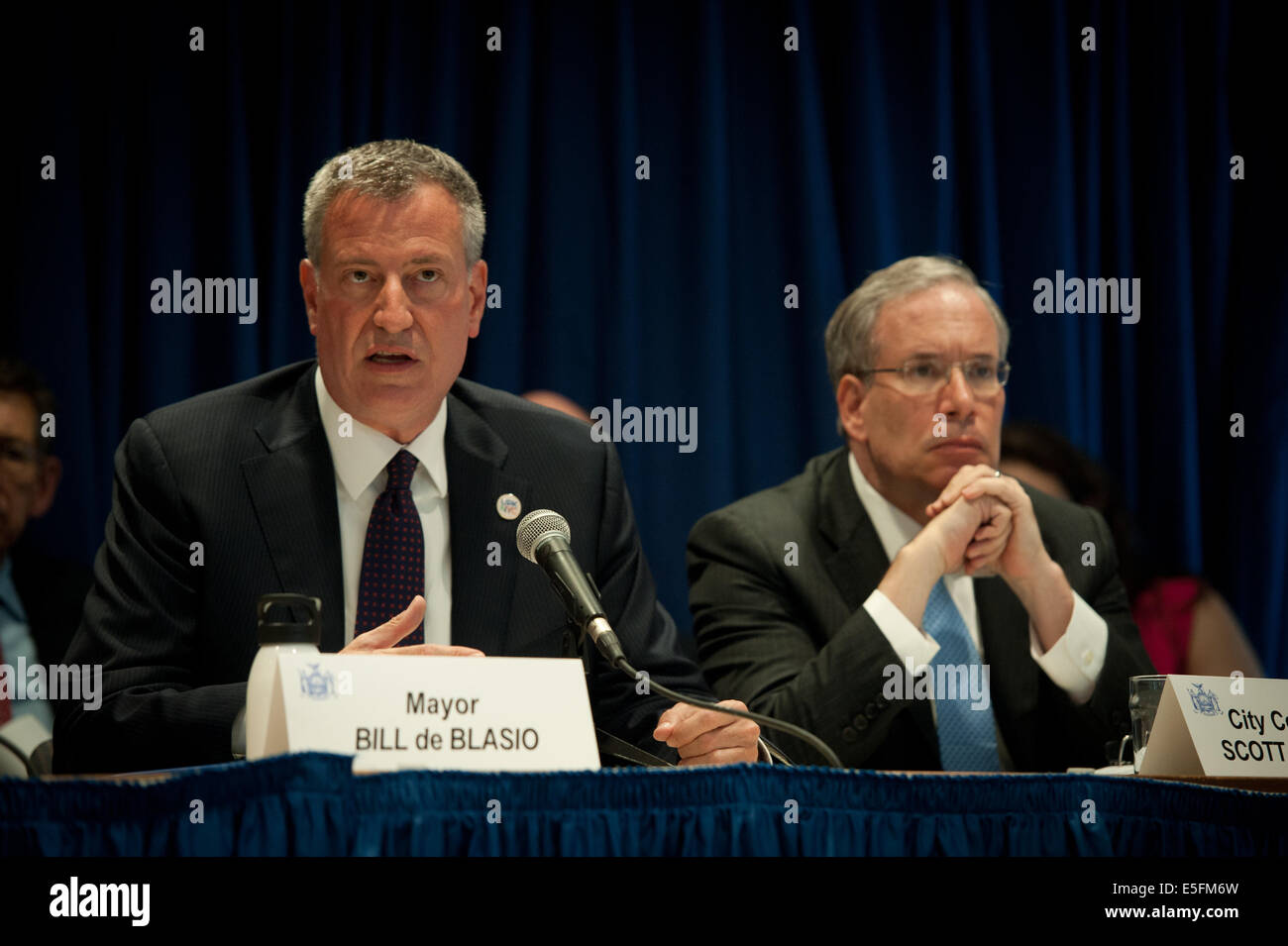 Manhattan, New York, USA. 29th July, 2014. New York City Comptroller ...