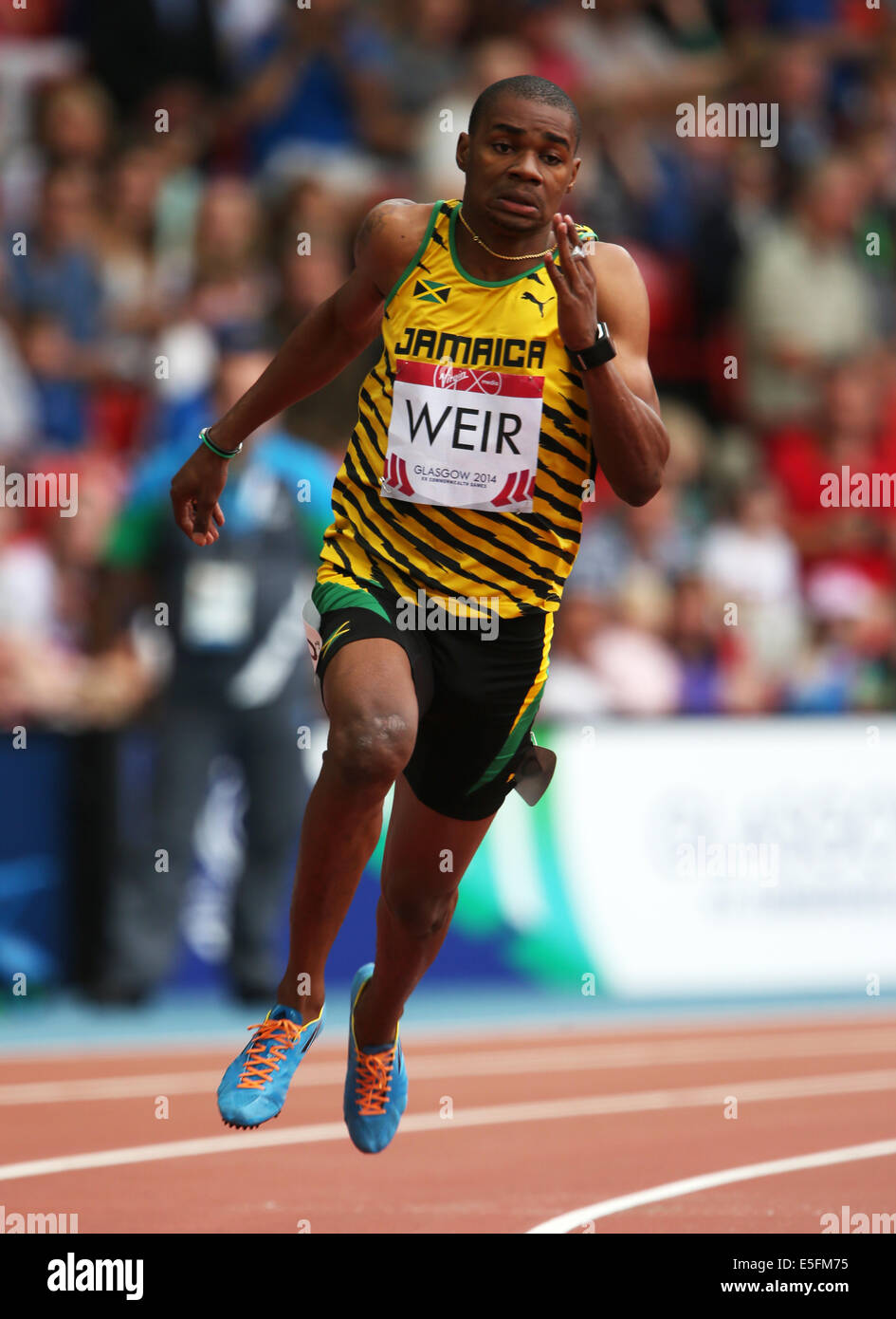 WARREN WEIR JAMAICA HAMPDEN PARK GLASGOW SCOTLAND 30 July 2014 Stock ...