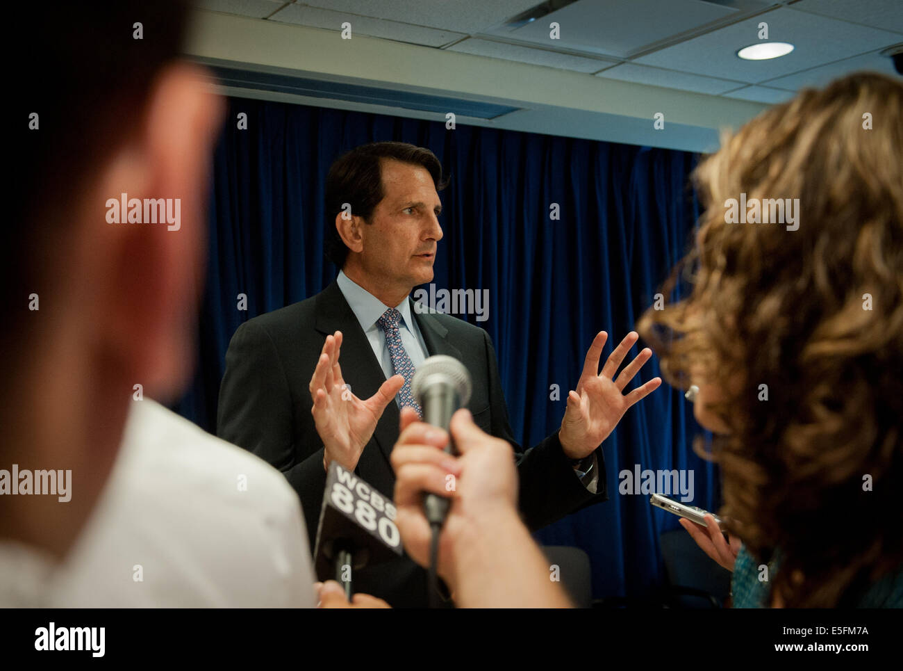 Manhattan, New York, USA. 29th July, 2014. Board member LAWRENCE GOLUB ...