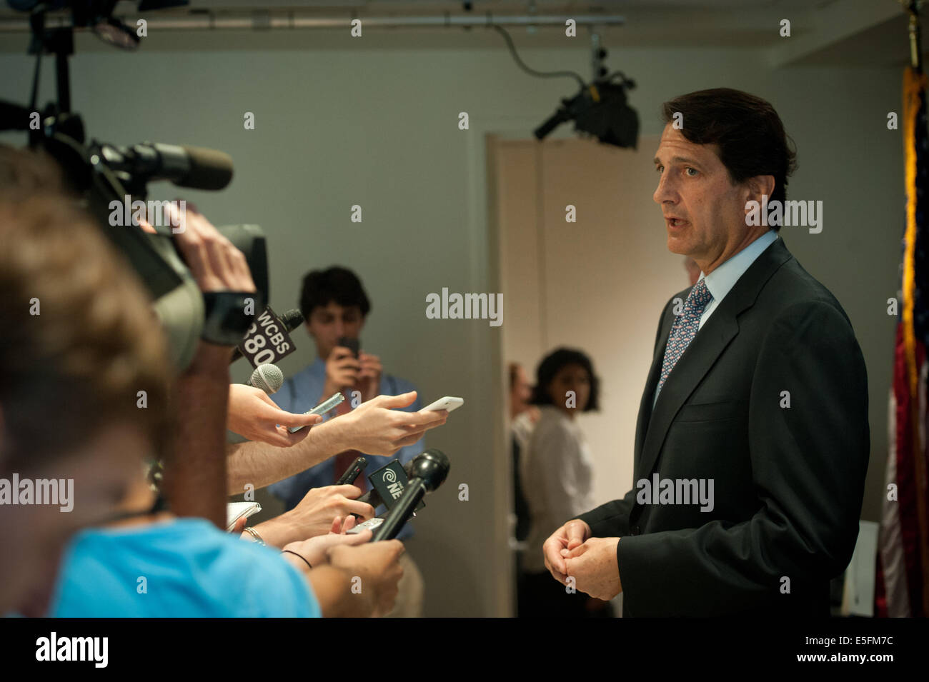 Manhattan, New York, USA. 29th July, 2014. Board member LAWRENCE GOLUB ...
