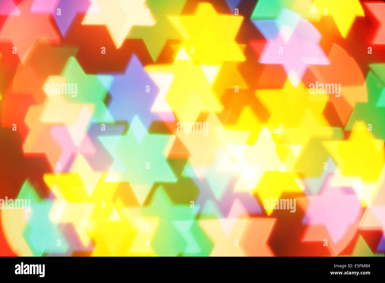 Colorful jewish stars, may be used as background Stock Photo - Alamy