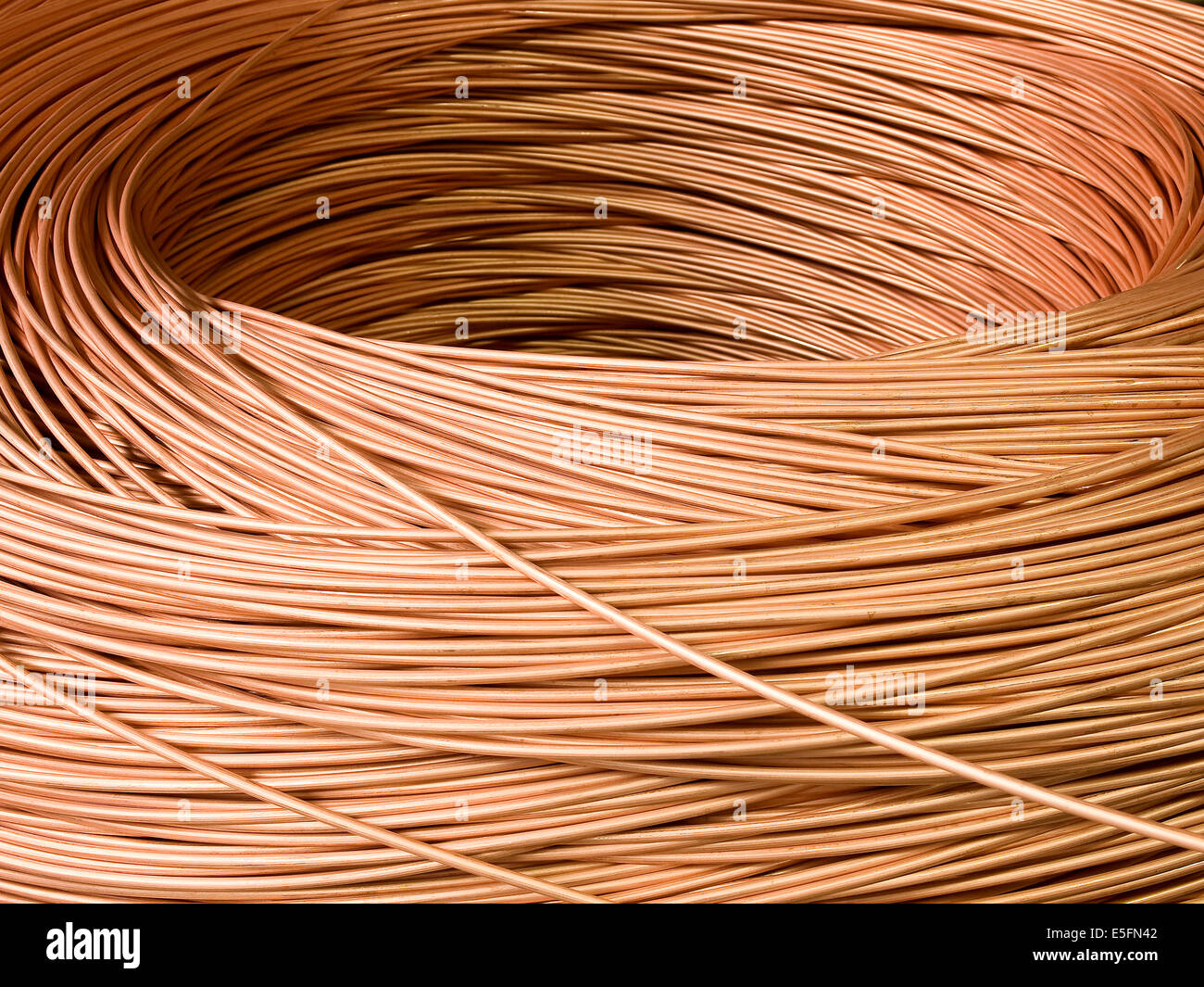 Copper wire spool hi-res stock photography and images - Alamy