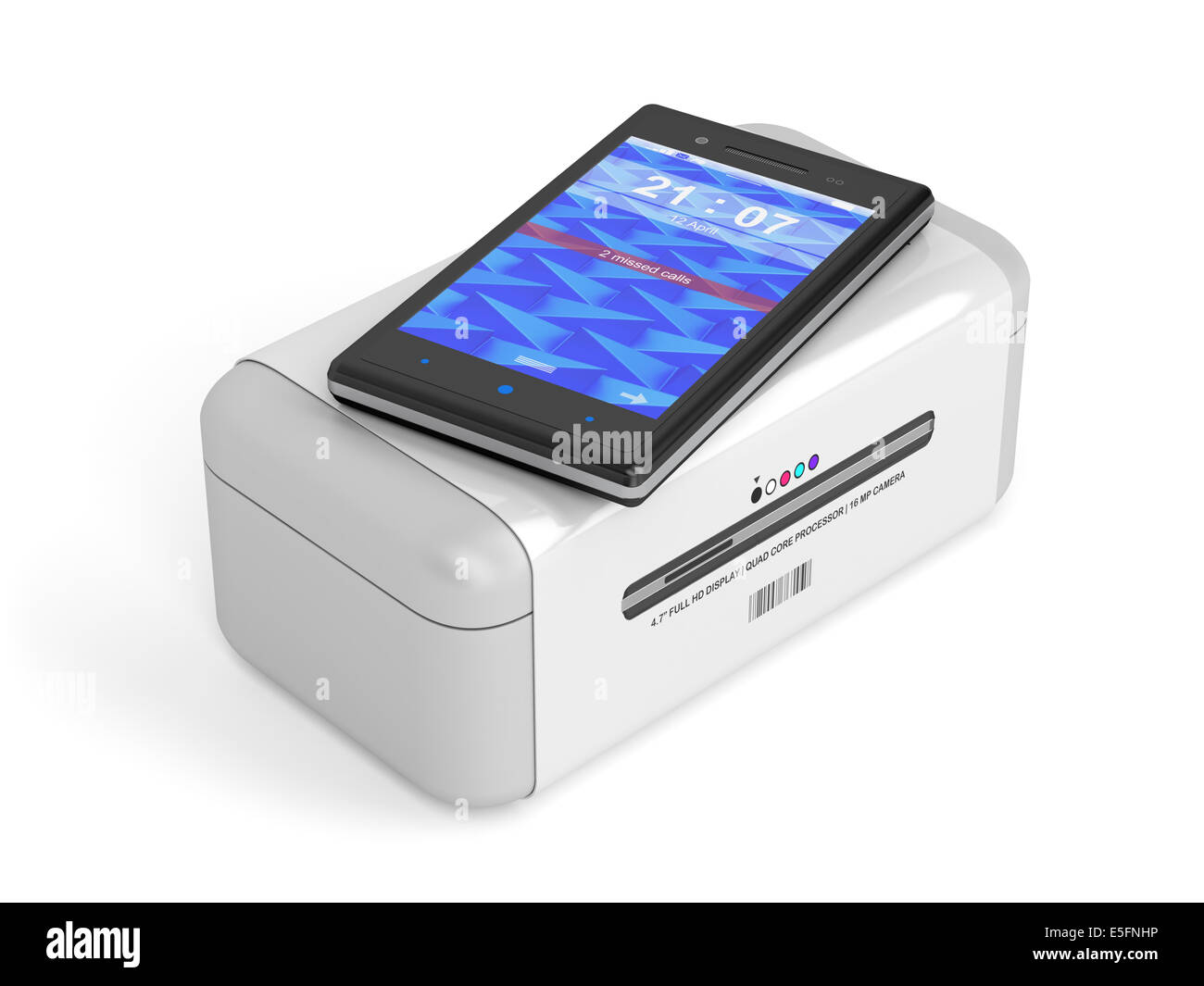 Brand new smartphone with touchscreen Stock Photo - Alamy